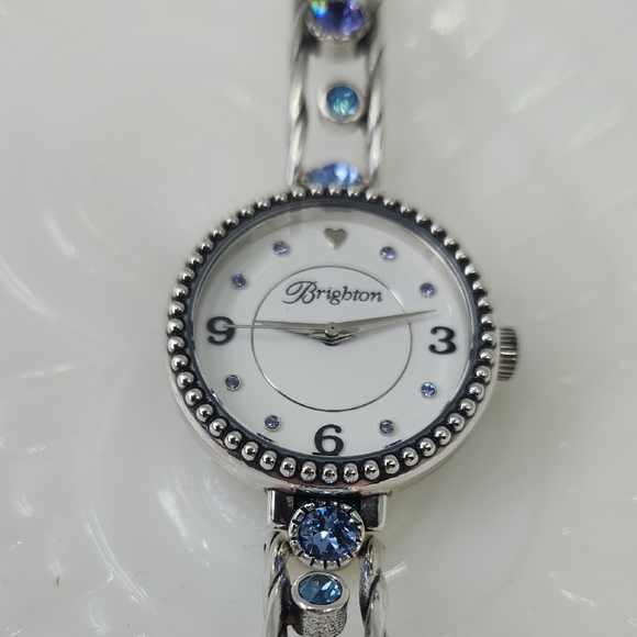 Brighton | Accessories | Brighton Nwt Corona Watch Silver Plated With ...